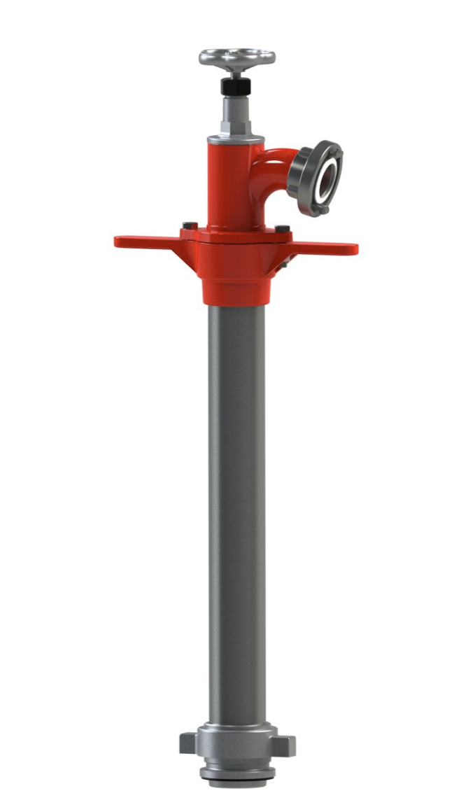 Standrohr DN80 1x Storz C mit Absperrung