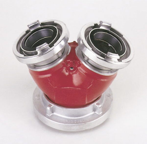 Sammelstück mit Rückschlagklappe Storz B-CC DIN 14355